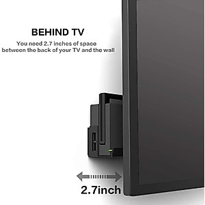 Monzlteck Wall Mount for Switch, Near Or Behind TV,Save Space，Quick Heat Dissipation, Easy to Install