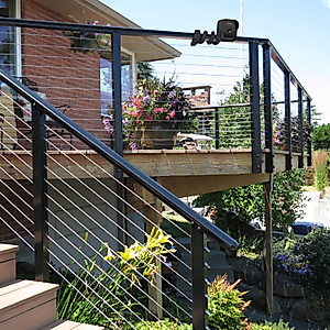 Flexible Twist Mount for All-New Blink Outdoor Camera, with Weatherproof Cover to Attach Your Blink Outdoor Camera Wherever You Like with No Drilling - Black