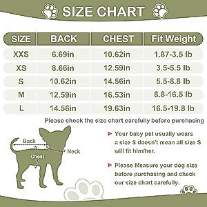Small Dog Sweater Dog Pajamas for Small Dogs, Fleece Dog Sweater, Winter Cute Tiny Dog Clothes Outfit Puppy Clothes Pet Jumpsuits Chihuahua Yorkie Cat Clothing (X-Small)