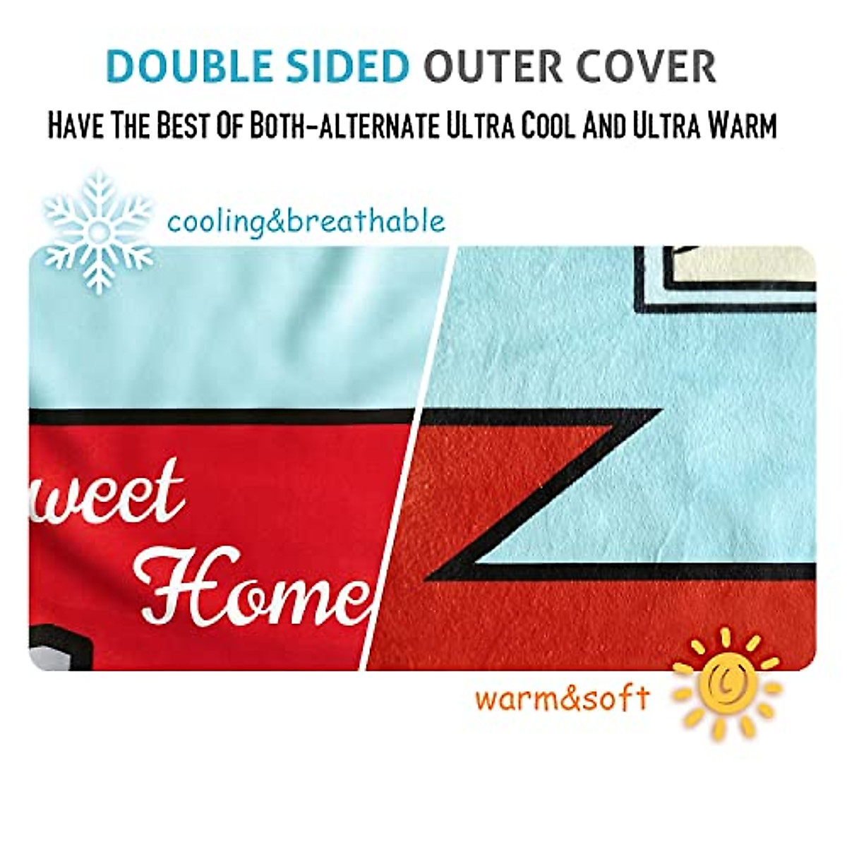 Retro Travel Trailer Shaped Throw Pillow 2Pcs, Decorative Throw Pillow for Couch Sofa Living Room Home Decor for Camper RV Lovers,Christmas/Mother's/Father's/Thanksgiving/Valentine's Day/Birthday Gift