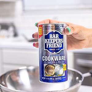Bar Keepers Friend Cookware Cleanser & Polish - 12oz (2 Pack)