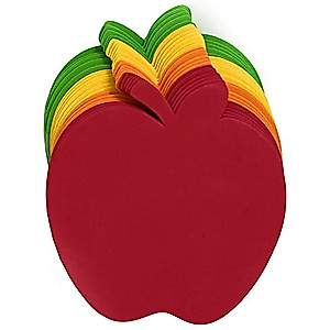 Foam Apple Cut Outs Apple Cutouts Apple Decoration Bulletin Board Cut Outs Classroom Decor Apple Decorations Back to School Cutouts Classroom Decoration 6" Medium Large Die Cut Apples Shapes (24)