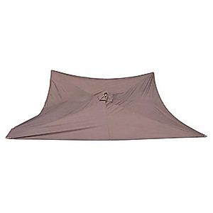 APEX GARDEN Replacement Canopy Top for Lowe's 10 ft x 10 ft Gazebo #GF-12S039B / GF-9A037X (Brown)