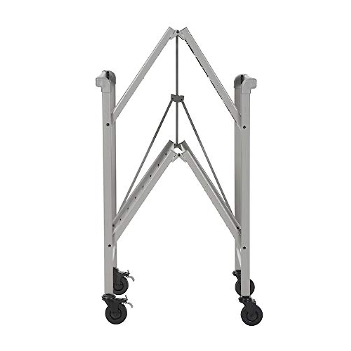 Cosco Indoor/Outdoor Serving Cart, Folding, Silver