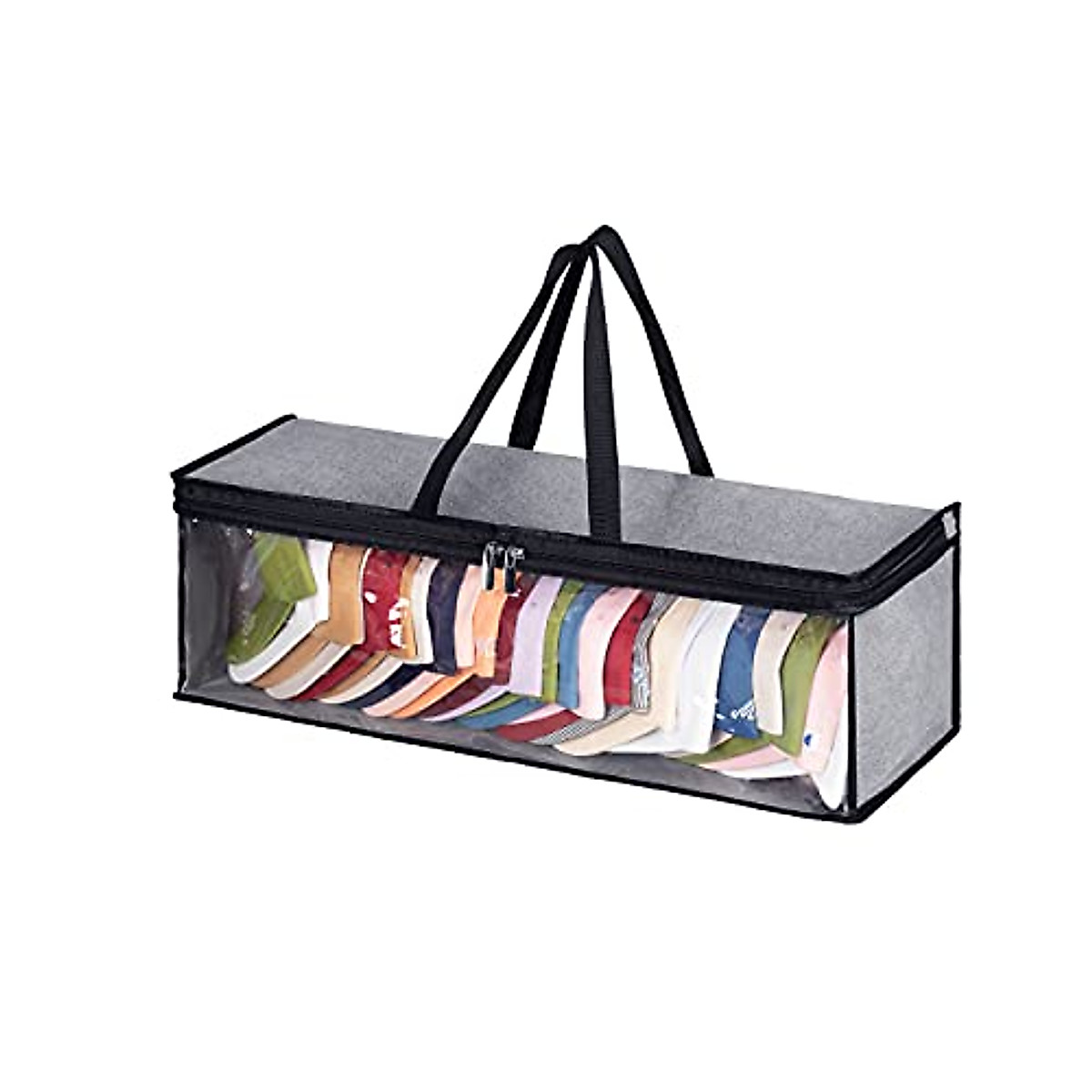 KEETDY 24 Large Pockets Over The Door Hat Rack and Hat Storage for Baseball Caps Organizer Hat Bag