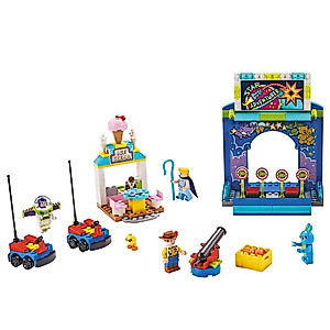 LEGO Disney Pixar’s Toy Story 4 Buzz Lightyear & Woody’s Carnival Mania 10770 Building Kit, Carnival Playset with Shooting Game & Toy Story Characters (230 Pieces)