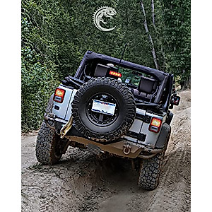 Metal American Flag Trailer Hitch Cover for 2 inch Receivers, Black