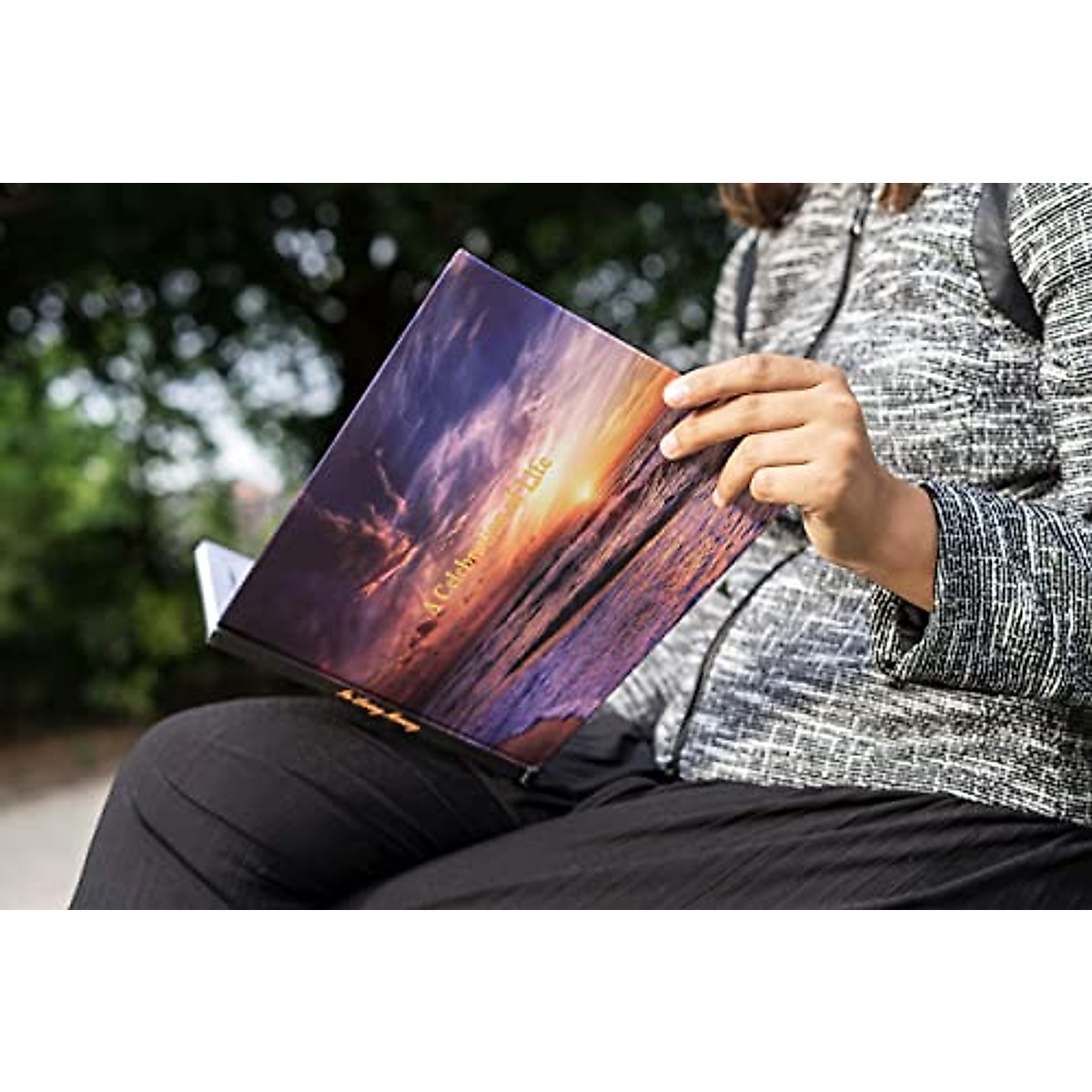 LIFETOO Ocean Funeral Guest Book 12" x 8", Celebration of Life Guest Books, Memorial Service Guest Book Sign for Funerals | Guest Book for Funeral, Guests Sign in Book Memory Book for Funeral Guest