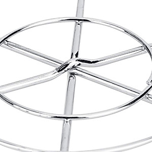 Srliya fire Pit Grate Round Grill grates 33×33×2 Round Shape BBQ Wire mesh Grill net Barbecue Grilled Grid Rack Outdoor Camping Picnic Tool