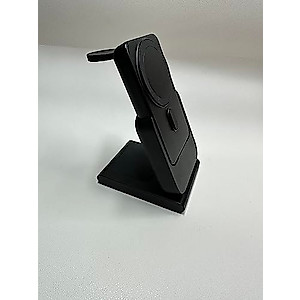 Wireless Charging Station for Apple MagSafe Charger, 3 in 1 MagSafe Charger Stand for iPhone 15 Pro Max/14/13/12, Air Pods, iWatch, Portable 5000mAh Power Bank Battery Pack (Black)