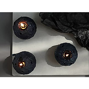 Trebisky to The Moon Shaped Candles, Tealight for Home Decor, Wax Melts Room Decorations, Meditation, SPA, Wedding, Valentine's Day, Birthday Gift, Anniversary Celebration (Unscented-Seasalt, 2Pack)