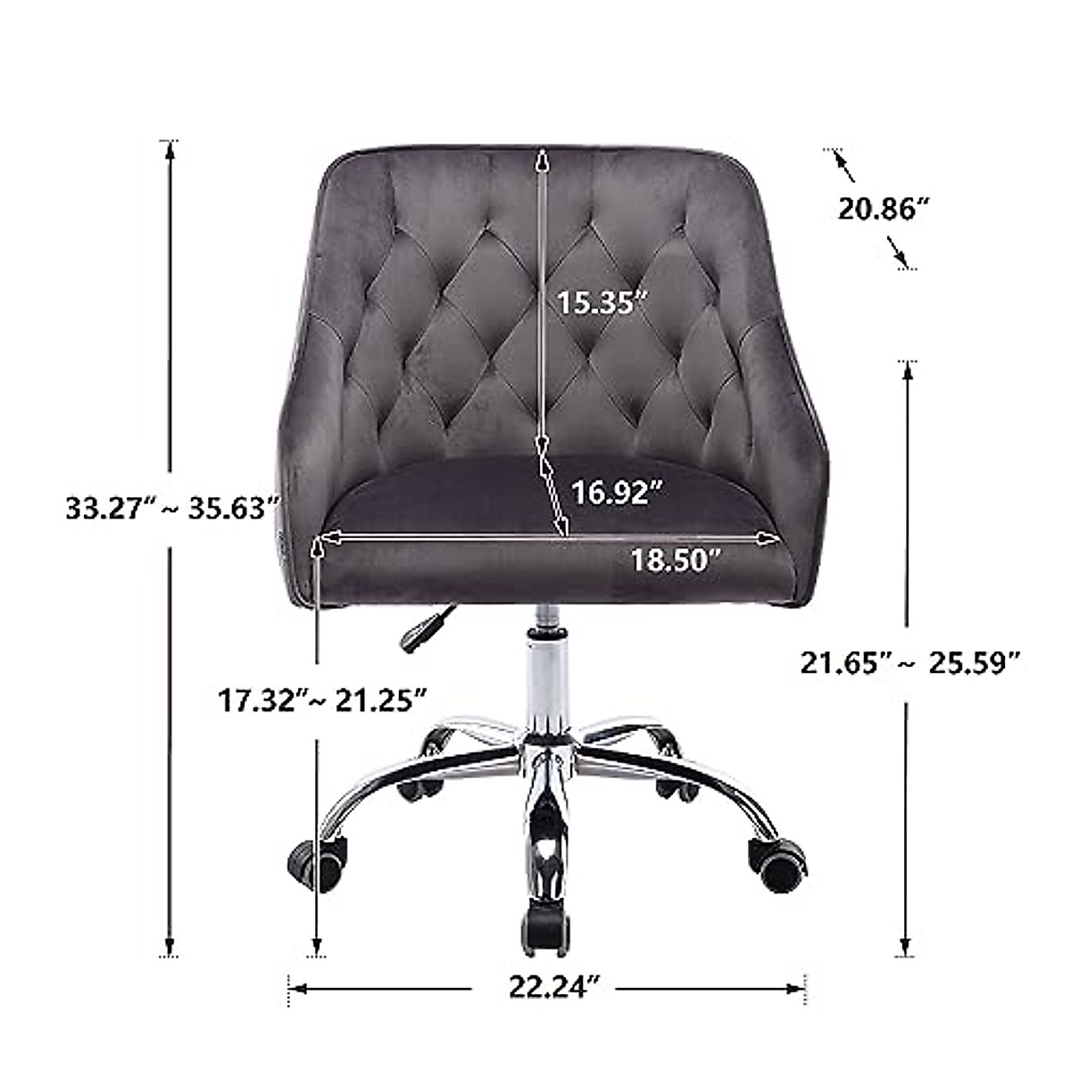 OPSREY Swivel Shell Chair for Living Room/ Modern Leisure Office Chair