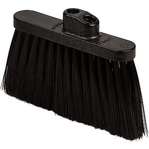 SPARTA 3685403 Flo-Pac Duo Sweep Stiff Filament Light Industrial Broom Head, Polypropylene Bristles, 11" Trim x 11" Width Bristle, 7" Overall Length, Black (Pack of 12)
