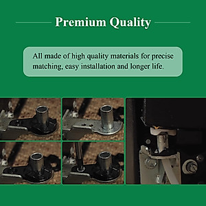 Ctuoptuo Refrigerator Door Closing Cams (2 Pcs Set) Part # 240457702, Compatible with Frigidaire Refrigerators Door Closure, Cross Reference Part# AP3773514, 1062056, AH976594, EA976594