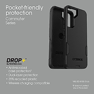 OtterBox Commuter Series Case for Samsung Galaxy S22 (Only) - Non-Retail Packaging - Black