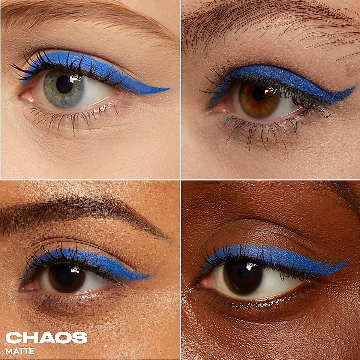 URBAN DECAY 24/7 Glide-On Waterproof Eyeliner Pencil (Chaos - Cobalt Blue Matte), Smudge-Proof, Transfer-proof, Long-lasting Colored Eye Liners, Hydrating Vitamin E, Cruelty-free - 0.04 oz