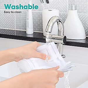 BHLVXCC Wardrobe Clothes Organizer 4 Pack Clothes Drawer Organizer for Jeans Shirts Organizers Closet Organizer With 7 Grids Drawer Organizers Clothes for Jeans T-shirts Bra Clothing Sweater