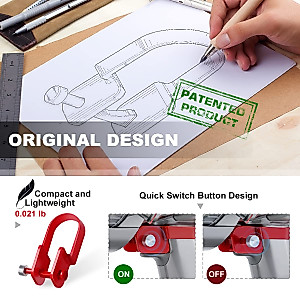 LANMU Trigger Lock Compatible with Dyson Outsize Absolute Plus/Total Clean/Origin Cordless Stick Vacuum Cleaner, Power Button Switch Accessories Attachments, Free Your Finger
