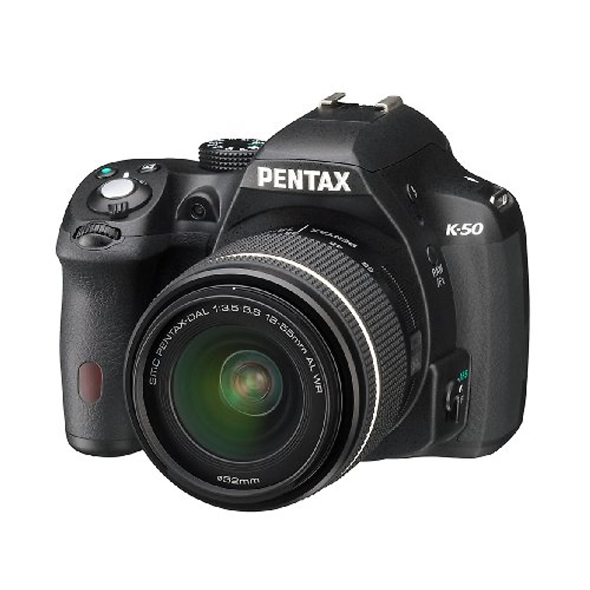 Pentax K-50 16MP Digital SLR Camera Kit with DA L 18-55mm WR f3.5-5.6 and 50-200mm WR Lenses (Black)