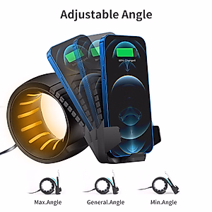 LED Desk Lamp with Wireless Charger, Dimmable Table Lamp with 3 Level Brightness, Cute Beside Lamp , Night Light for Living Room, College Dorm, Office