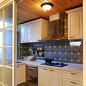 simpletome Kitchen Paper Towels Holder Under Cabinet Adhesive or Drilling Installation Brushed SUS304 Stainless Steel (Silver)