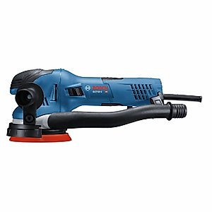 BOSCH GET65-5N 5 In. Dual-Mode Random Orbit Sander&BOSCH RSM5046 5 In. Hard Hook-and-Loop Multi-Hole Sanding Pad