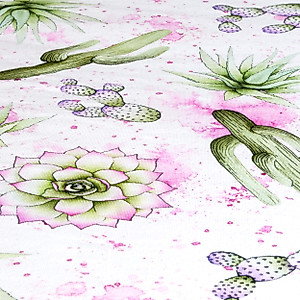 Cactus Design Crib Sheet | Extra Soft Jersey Knit Cotton | Southwest Theme