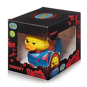 TUBBZ Boxed Edition Scarred Chucky Collectible Vinyl Rubber Duck Figure - Official Chucky Merchandise - TV, Movies & Video Games
