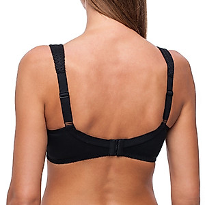 frugue Wireless Comfort Sleep Plus Size Bra Black US 40 C