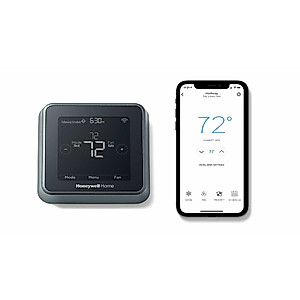 Honeywell Home RENEWRCHT8612WF T5+ Smart Thermostat (Renewed), Black