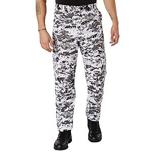 Rothco Digital Camo Tactical BDU Pants (US, Alpha, Large, Regular, Regular, City Digital Camo)