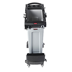 Rubbermaid Commercial Products Slim Jim Rim Trash Can Rim Caddy, Black, Compatible with 23 Gallon Slim Jim Containers