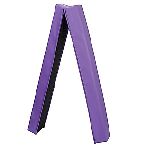 6ft/9ft Balance Beam for kids, foldable gymnastics beam for home, Folding Floor Gymnastics Equipment for Kids Adults,Non Slip Base Covered with PVC (6 FT)