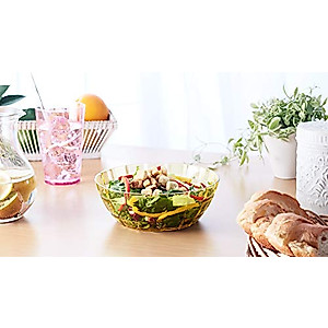 SCANDINOVIA - Unbreakable Premium Tableware - Set of 6 - Tritan Plastic - Perfect for Gifts - BPA Free - Dishwasher Safe - Stackable (46 oz Bowls)