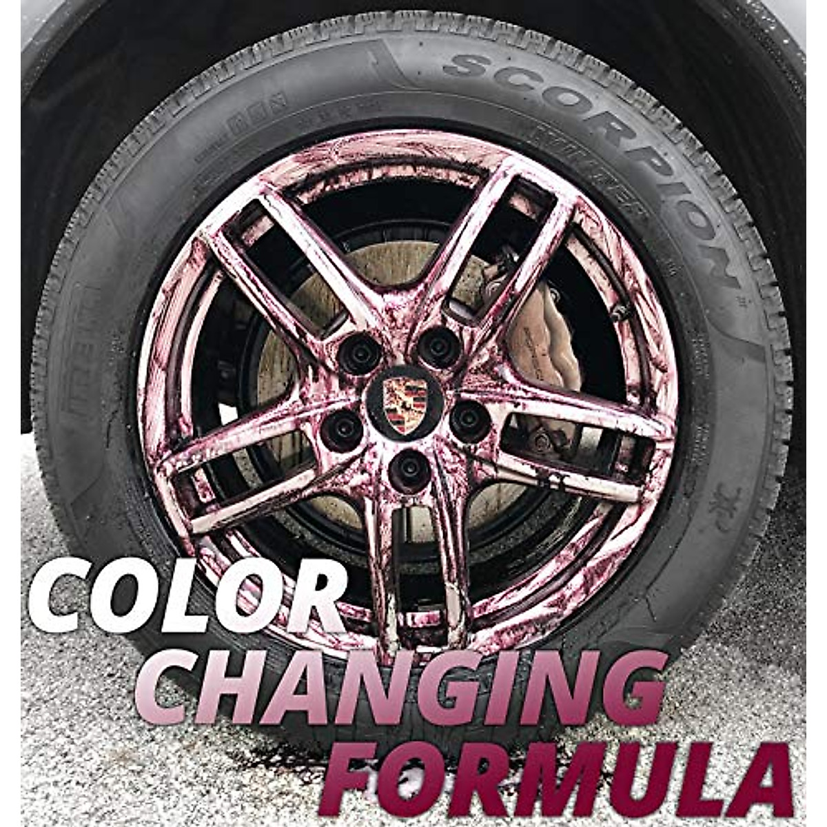 Sonax Wheel Cleaner Plus (230400), Rim Cleaner, Color Changing Wheel Cleaner, Break Dust Cleaner, 750ml / 25oz