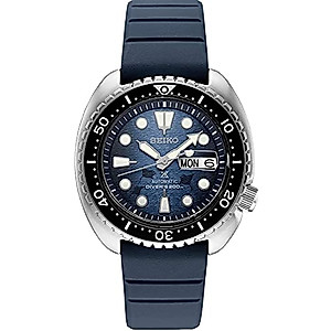 Seiko Prospex Special Edition SRPF77 Blue Silicone Automatic Day Date Diver's Watch