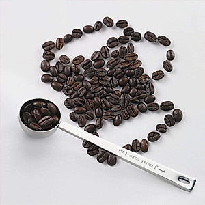IZELOKAY 401 Coffee Scoop, Stainless Steel 1 Table Spoon