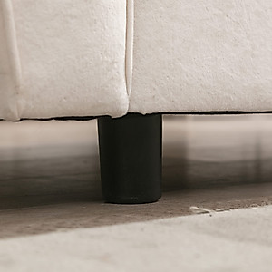 HomSof Sectional Sofa Set with Chaise Lounge, Storage, Cup Holder and Side Pocket, 3-Seat L-Shaped Couch for Small Spaces, Living Room