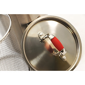 ExcelSteel Stainless Steel Vegetable Cooker, 4-1/4 Quantity, Pot