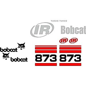 873 NS (New Style) Fits Bobcat Excavator Turbo Engine Decal Set Whole Machine
