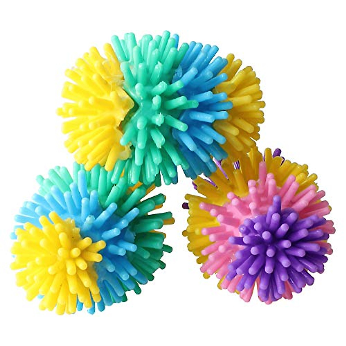 37133 3pcs Spiky Egg Foot Talon Toy Bird Parrot cat Dog Kid Party Favor Bouncing Craft Game Foot