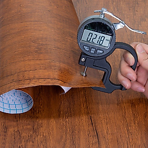 Peel and Stick Wood Grain Contact Paper 17.71" X 118" Brown Wooden Look Wallpaper Self-Adhesive Decorative Wood Wallpaper Removable Vinyl Film Easy to Apply for Old Furniture Kitchen Cabinets