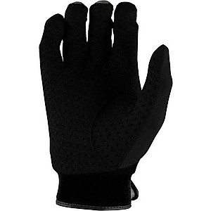 Marucci Tesoro Baseball Batting Gloves, Black, Small