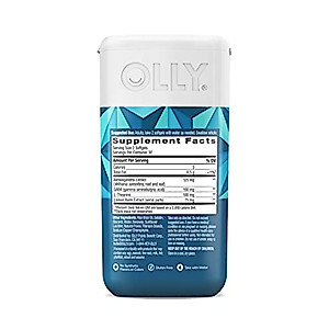 OLLY Ultra Strength Goodbye Stress Softgels, GABA, Ashwagandha, L-Theanine and Lemon Balm, Stress Relief Supplement - 60 Count