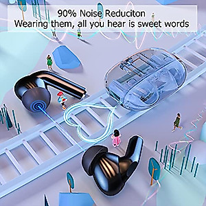 Bscame ANC Bluetooth Headphones in Ear Wireless Earbuds Wireless Earphones Sport Noise Cancelling Bluetooth 5.2 Touch Buttons Waterproof for Sports Fitness