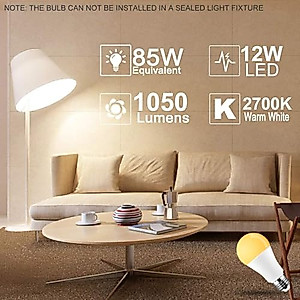 ILC LED Light Bulb 85W Equivalent, Color Changing Light Bulbs 2700K Warm White, Remote Control RGB 6 Modes, Timing, Sync, Dimmable E26 Screw Base (2 Pack)