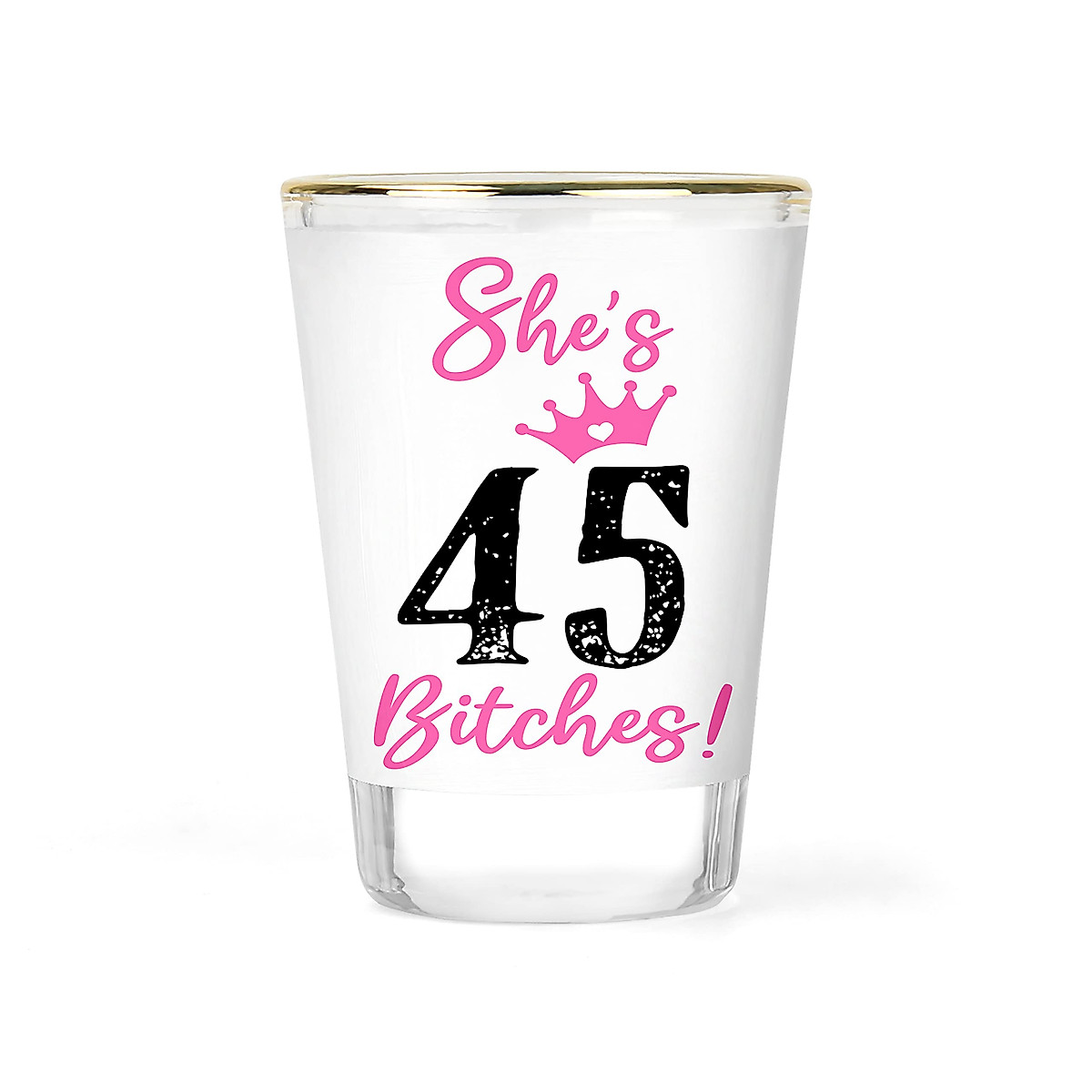 Birthday Shot Glass | She's 21 Bitches | Bday Party Shot Glasses | Birthday Celebration Shot Glass | Custom Birthday Gift | Bday Glass | Personalized Happy Birthday