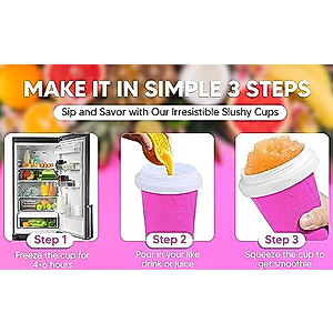 Slushy Maker Cup - TikTok Frozen Magic Quick Smoothie Cup- With Free Popsicle Mold , Sponge & Cleaning brushes , Bottle with 2 in 1 Straw - Squeeze Icy Frozen Slushie Cup - Cooling Slushie for Smoothies -Green