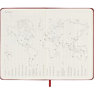 Moleskine Classic 18 Month 2022-2023 Weekly Planner, Hard Cover, Pocket (3.5" x 5.5"), Scarlet Red