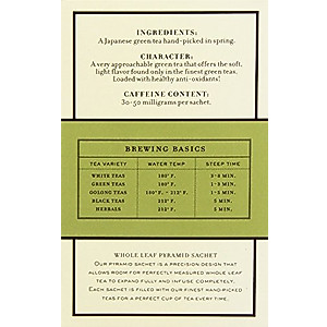 Harney & Sons Green Tea, Japanese Sencha, 20 Count (Pack of 1)